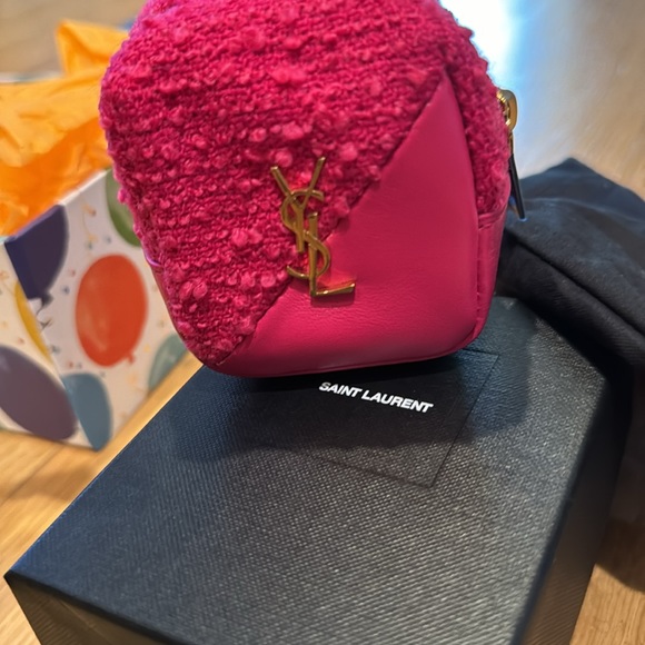 Saint Laurent | Accessories | Saint Laurent Ysl Keyring Cube Coinpurse ...